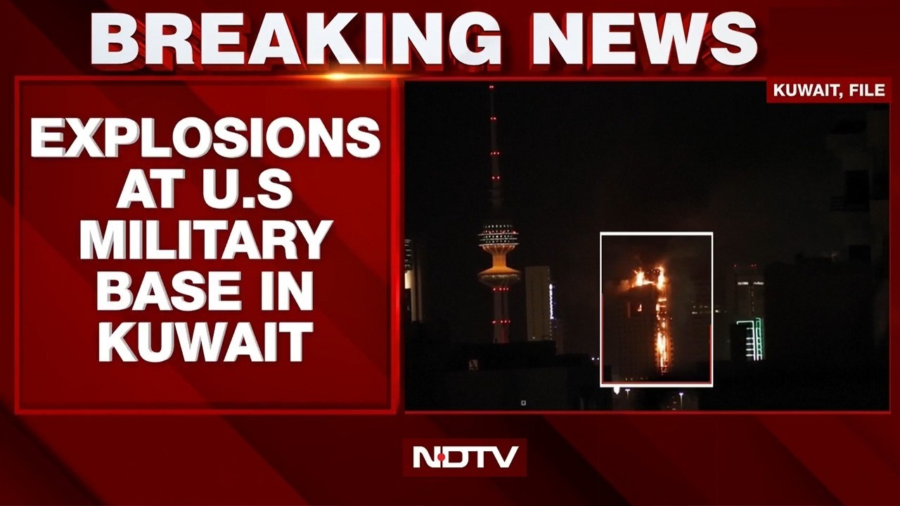 Iran Strikes Kuwait | Explosions Rock US Bases In Kuwait, Jordan As ...