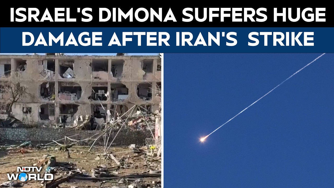 Israel’s Dimona City Suffers Huge Damage After Iran’s Midnight Strike