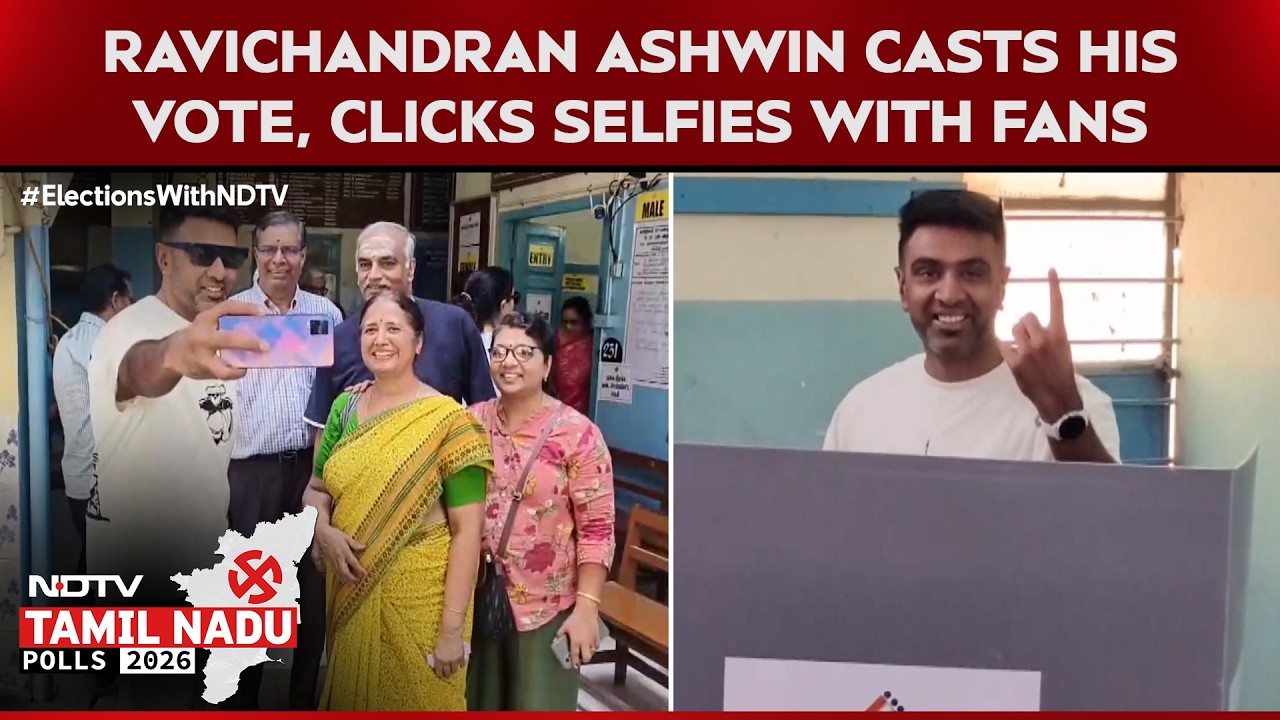 Tamil Nadu Election | Ravichandran Ashwin And Wife Prithi Narayanan ...