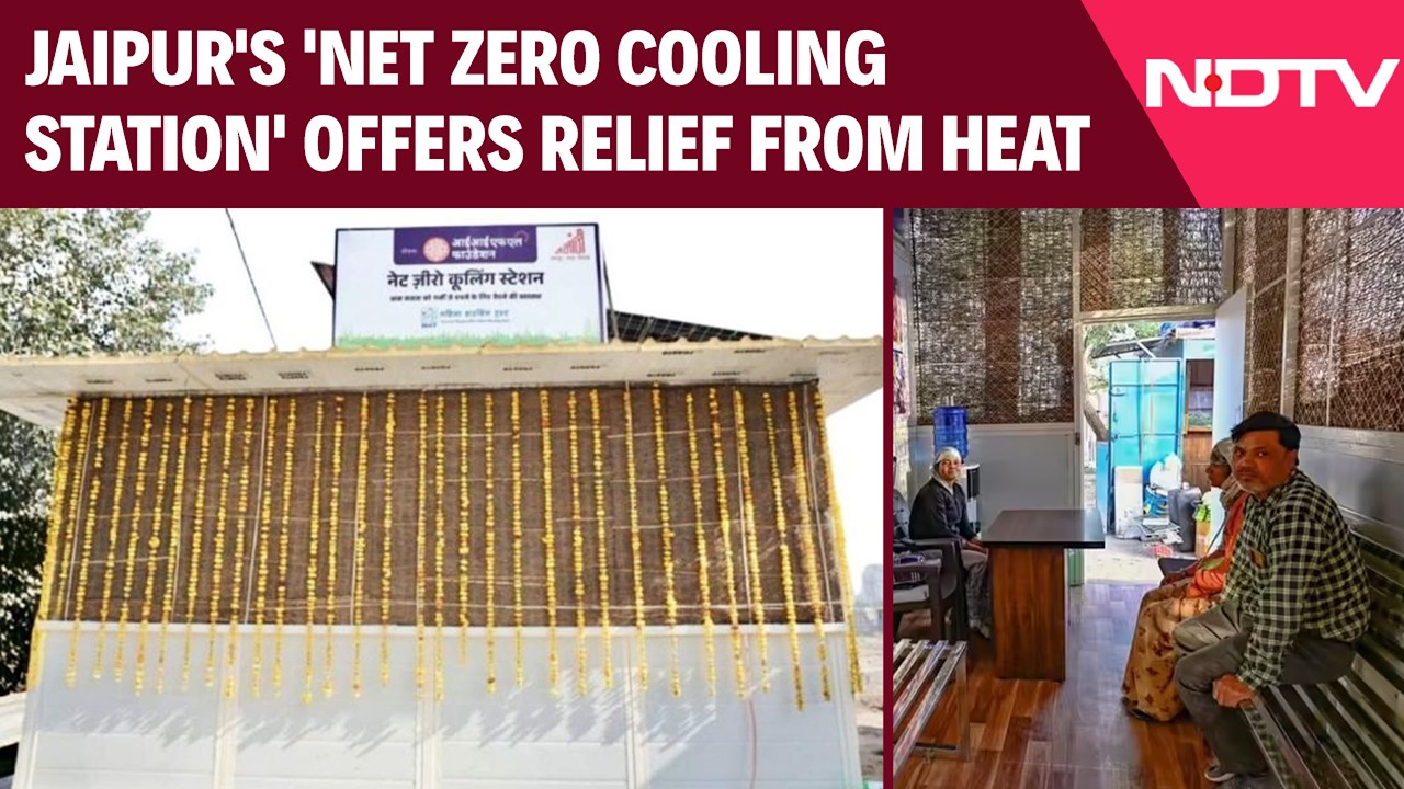 Jaipur Rajasthan | Jaipur's 'Net Zero Cooling Station' Offers Relief ...