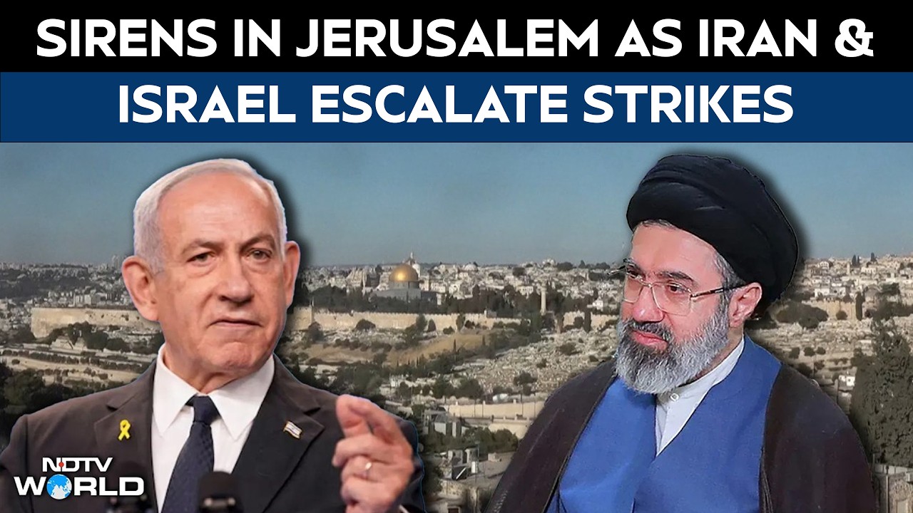 Iran Israel War | Sirens Echo Across Jerusalem As Iran And Israel ...