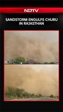 Rajasthan Sand Storm | Doomsday-Like Conditions in Churu as Sandstorm ...