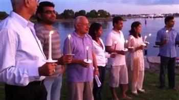 A candlelight vigil for Anna