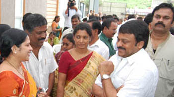 Chiranjeevi launches party Praja Rajyam